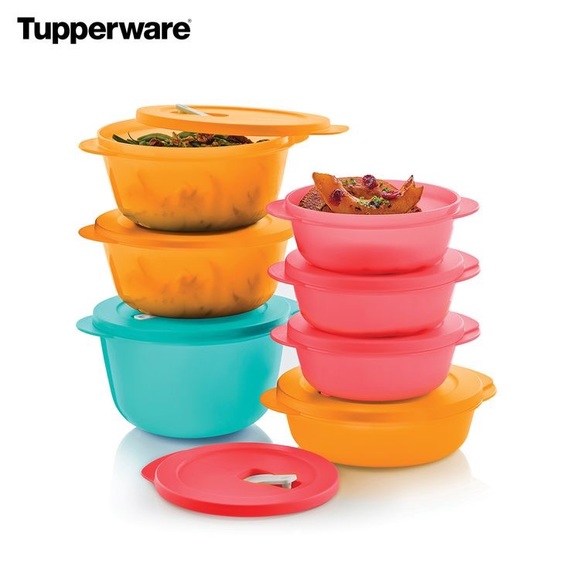 Tupperware | Kitchen | Crystalware Set 7 Pieces | Poshmark